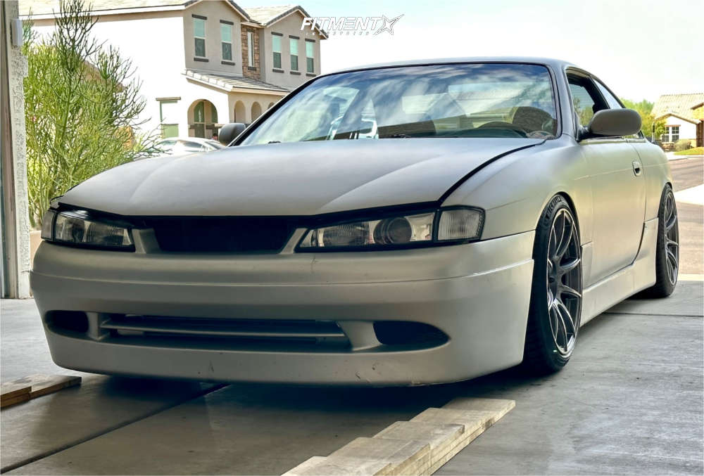 1995 Nissan 240SX Base with 18x9.5 SSR Gtx01 and Michelin 235x40 on ...