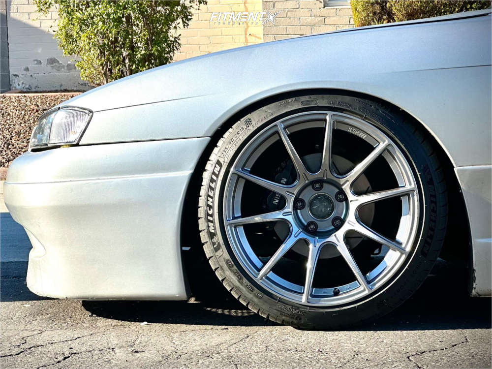 1995 Nissan 240SX Base with 18x9.5 SSR Gtx01 and Michelin 235x40 on ...