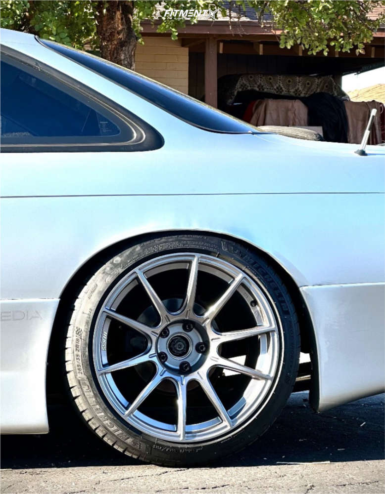 1995 Nissan 240SX Base with 18x9.5 SSR Gtx01 and Michelin 235x40 on ...