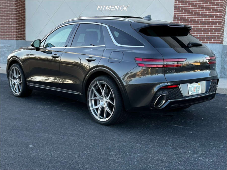 2025 Genesis GV70 Select with 22x9 Rohana Rfx5 and Yokohama 265x35 on ...