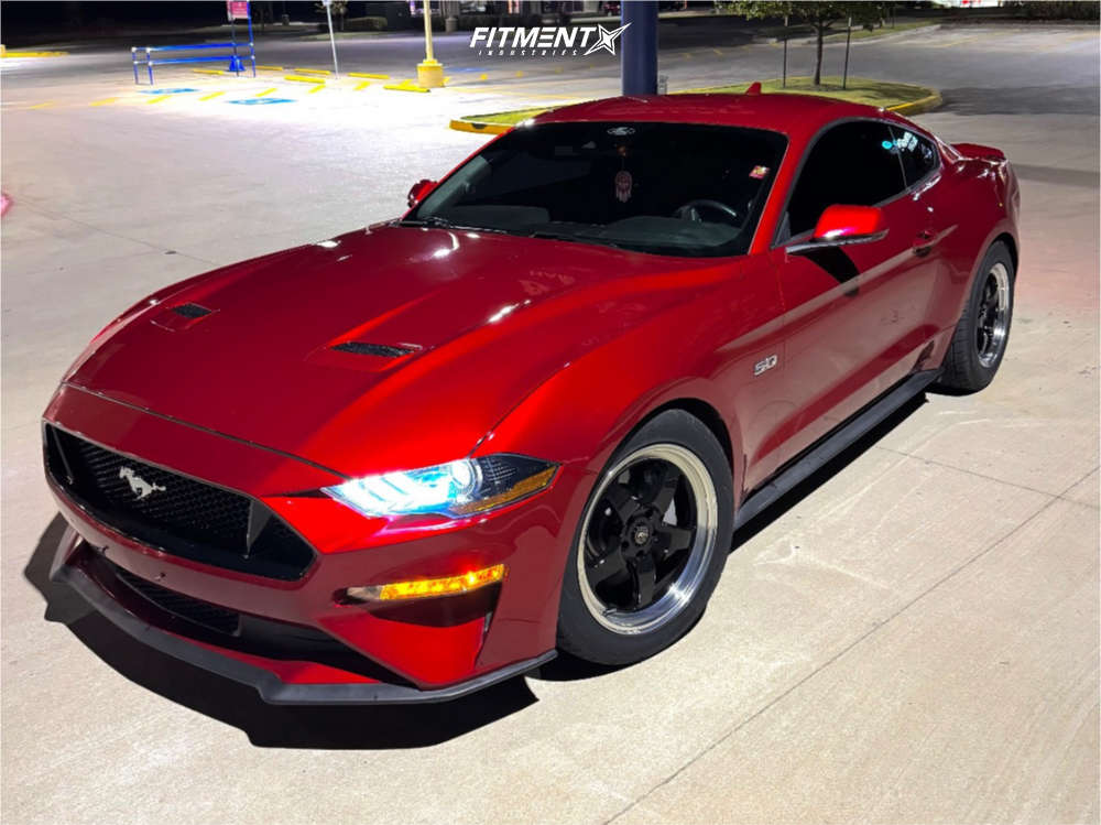 2023 Ford Mustang GT with 18x9 Forgestar D5 Drag and Nitto 255x45 on ...