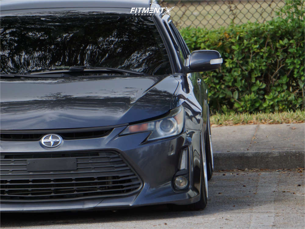2015 Scion TC Base with 18x9.5 ARC Ar5 and Cosmo 215x40 on Coilovers ...