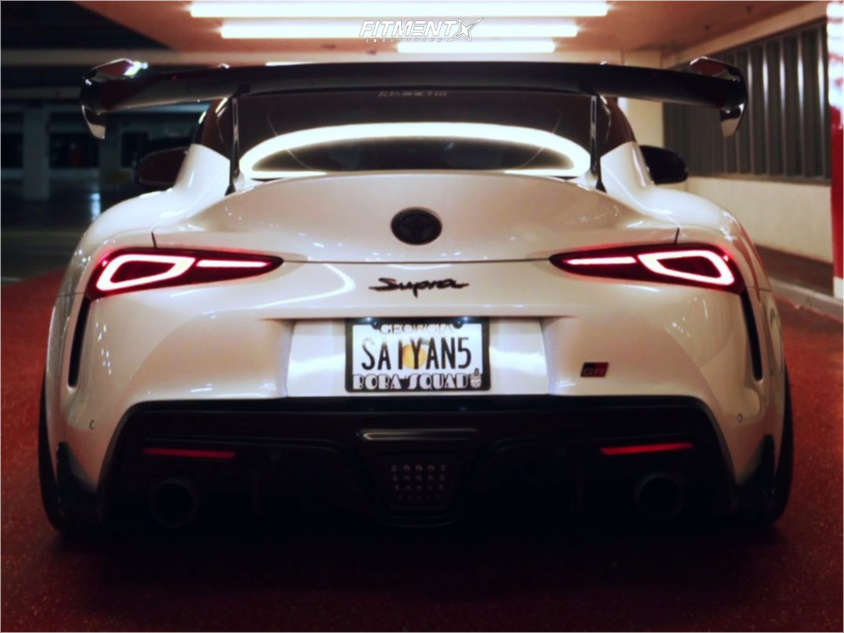 2021 Toyota GR Supra Premium with 19x9.5 Volk Te37 Saga S-plus Black ...