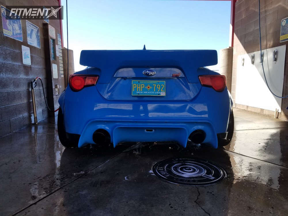 2016 Subaru BRZ Series.HyperBlue with 18x10.5 Aodhan Ds01 and Firestone 245x40 on Coilovers ...