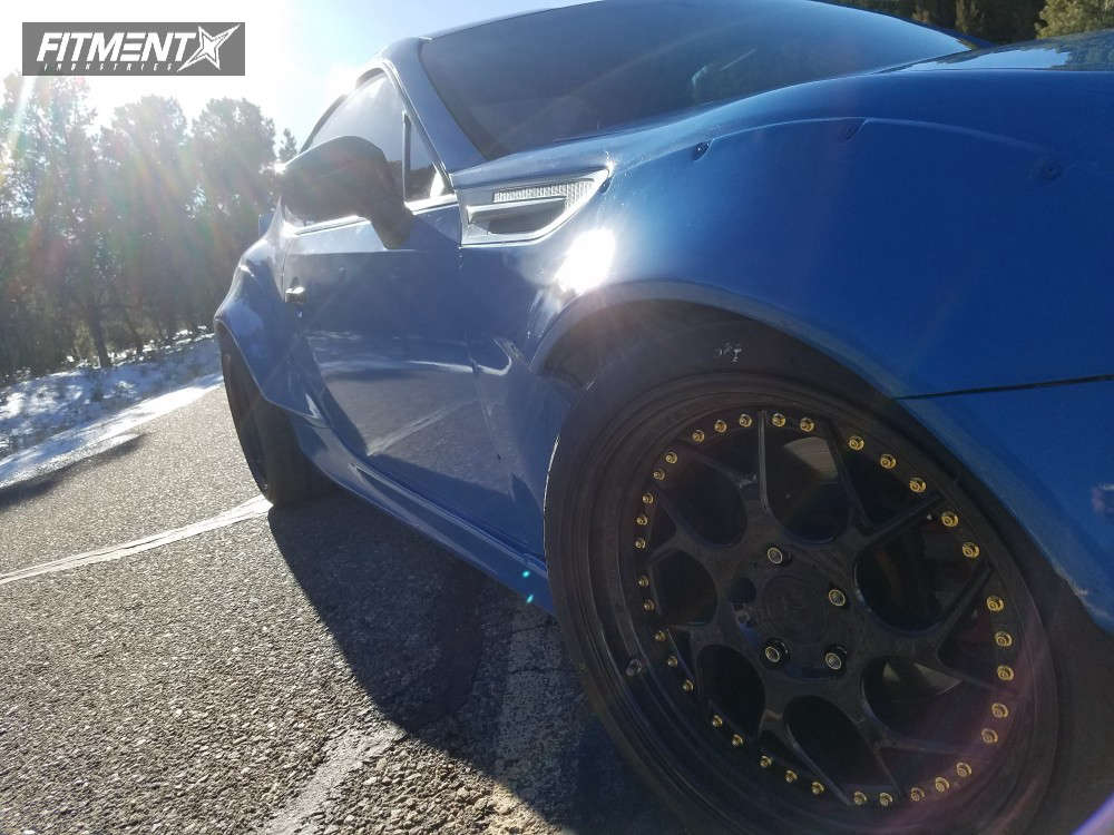 2016 Subaru BRZ Series.HyperBlue with 18x10.5 Aodhan Ds01 and Firestone 245x40 on Coilovers ...