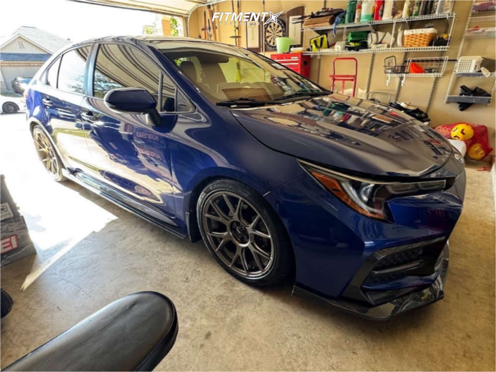 2021 Toyota Corolla SE with 18x8.5 Konig Ampliform and Lexani 245x40 on ...