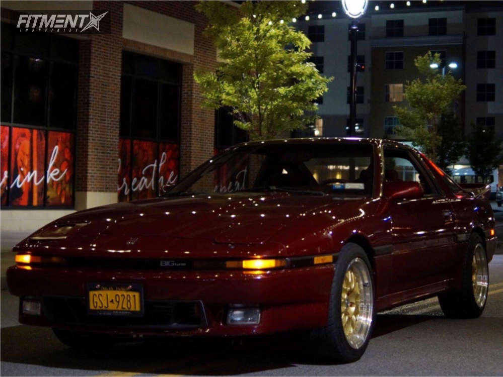 1987 Toyota Supra Turbo with 17x8.5 ESR Sr01 and Goodyear 235x45 on ...