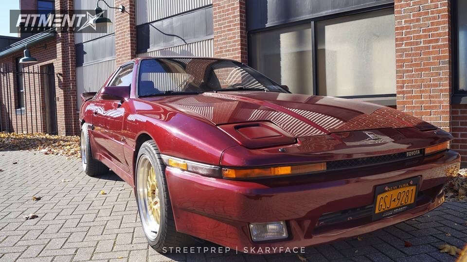 1987 Toyota Supra Turbo with 17x8.5 ESR Sr01 and Goodyear 235x45 on ...