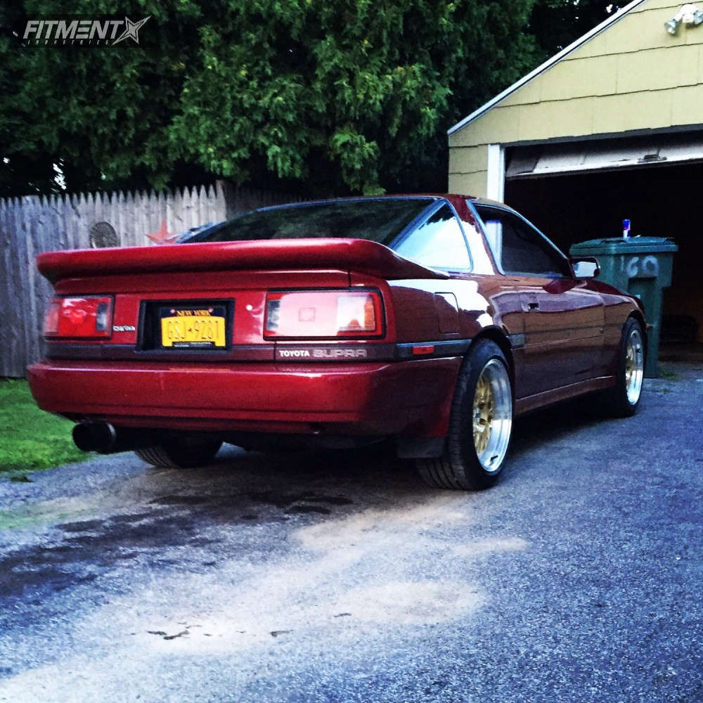 1987 Toyota Supra Turbo with 17x8.5 ESR Sr01 and Goodyear 235x45 on ...