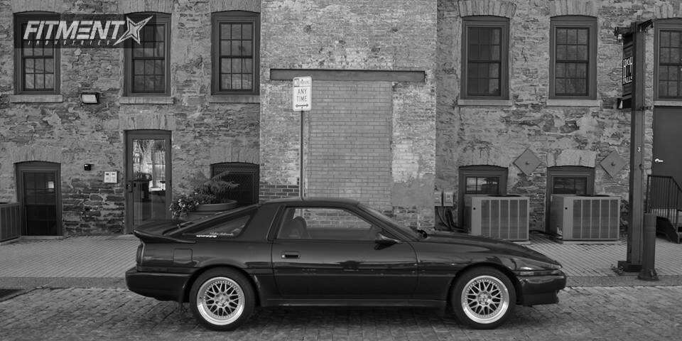 1987 Toyota Supra Turbo with 17x8.5 ESR Sr01 and Goodyear 235x45 on ...