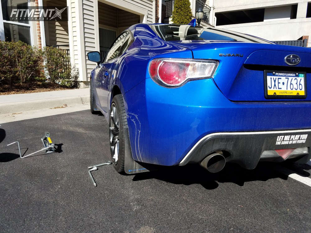 2015 Subaru BRZ Series.Blue with 18x9 ESR Rf2 and Sumitomo 245x45 on ...