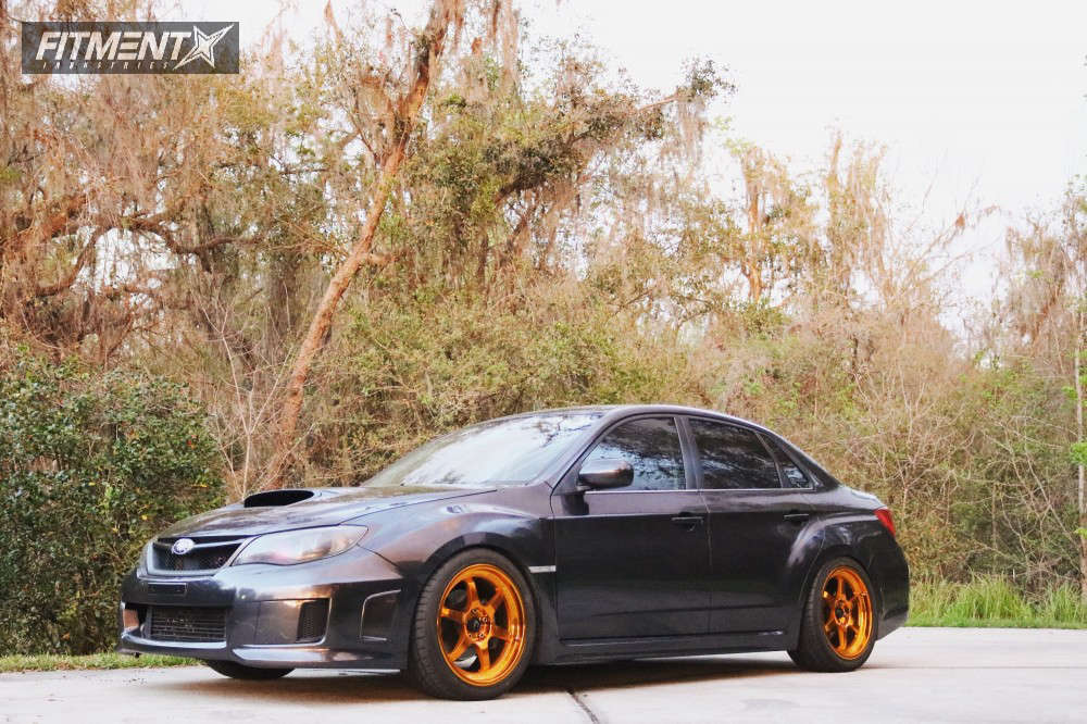 2013 Subaru WRX Limited with 18x9 Cosmis Racing XT-006R and Sumitomo ...