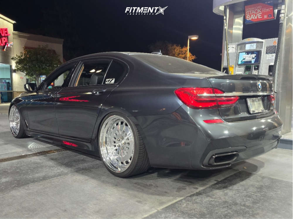 2016 BMW 750i Base with 22x9.5 VIP MODULAR WHEELS VX-210 and Lionhart ...