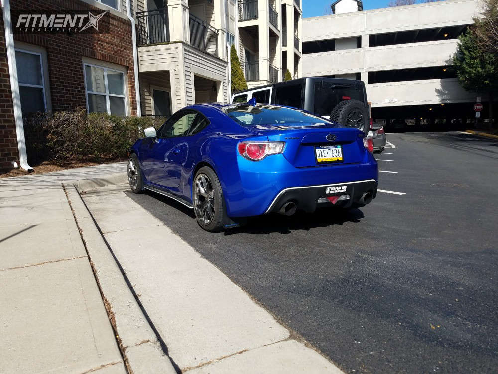 2015 Subaru BRZ Series.Blue with 18x9 ESR Rf2 and Sumitomo 235x40 on ...