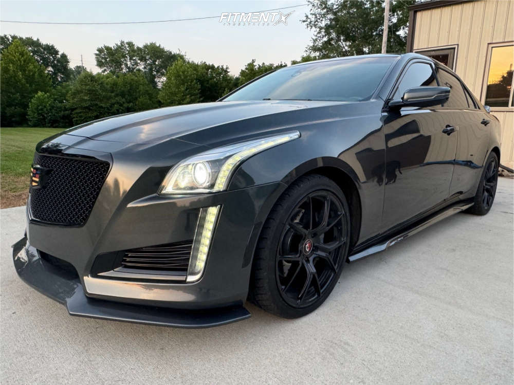 2018 Cadillac CTS Premium Luxury with 19x8.5 Curva C42 and Nitto 245x35 ...