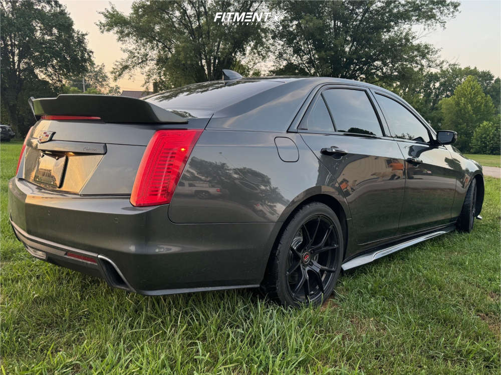 2018 Cadillac CTS Premium Luxury with 19x8.5 Curva C42 and Nitto 245x35 ...