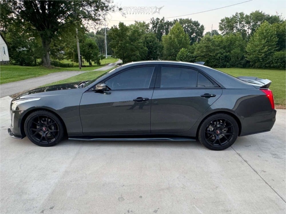 2018 Cadillac CTS Premium Luxury with 19x8.5 Curva C42 and Nitto 245x35 ...