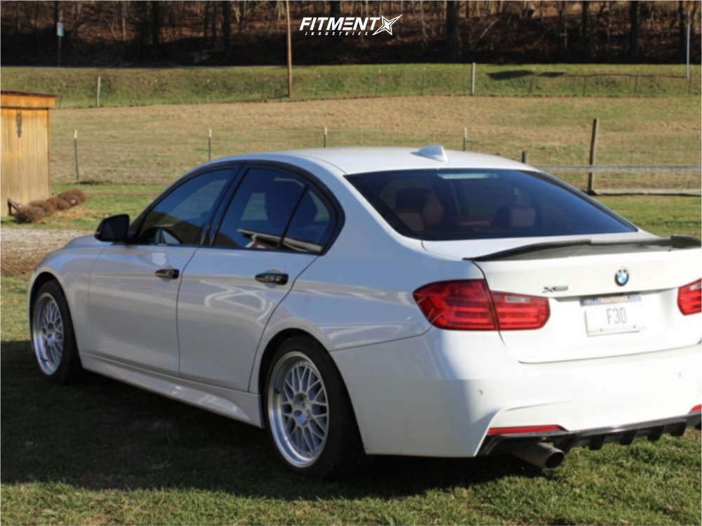 2016 BMW 340i XDrive Base with 18x8.5 Aodhan Ah02 and Pirelli 245x45 on ...