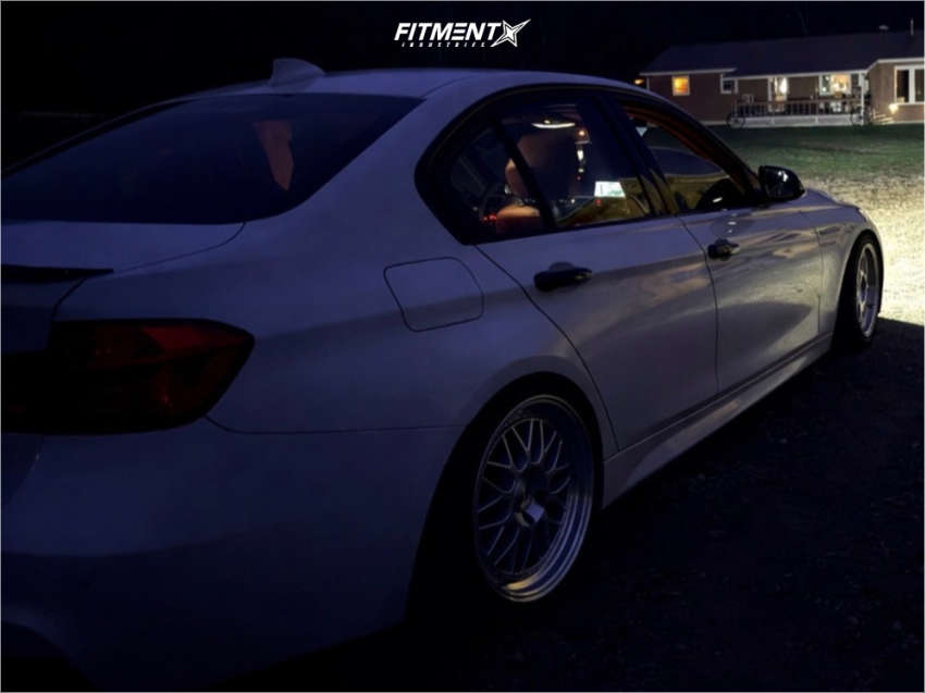 2016 BMW 340i XDrive Base with 18x8.5 Aodhan Ah02 and Pirelli 245x45 on ...