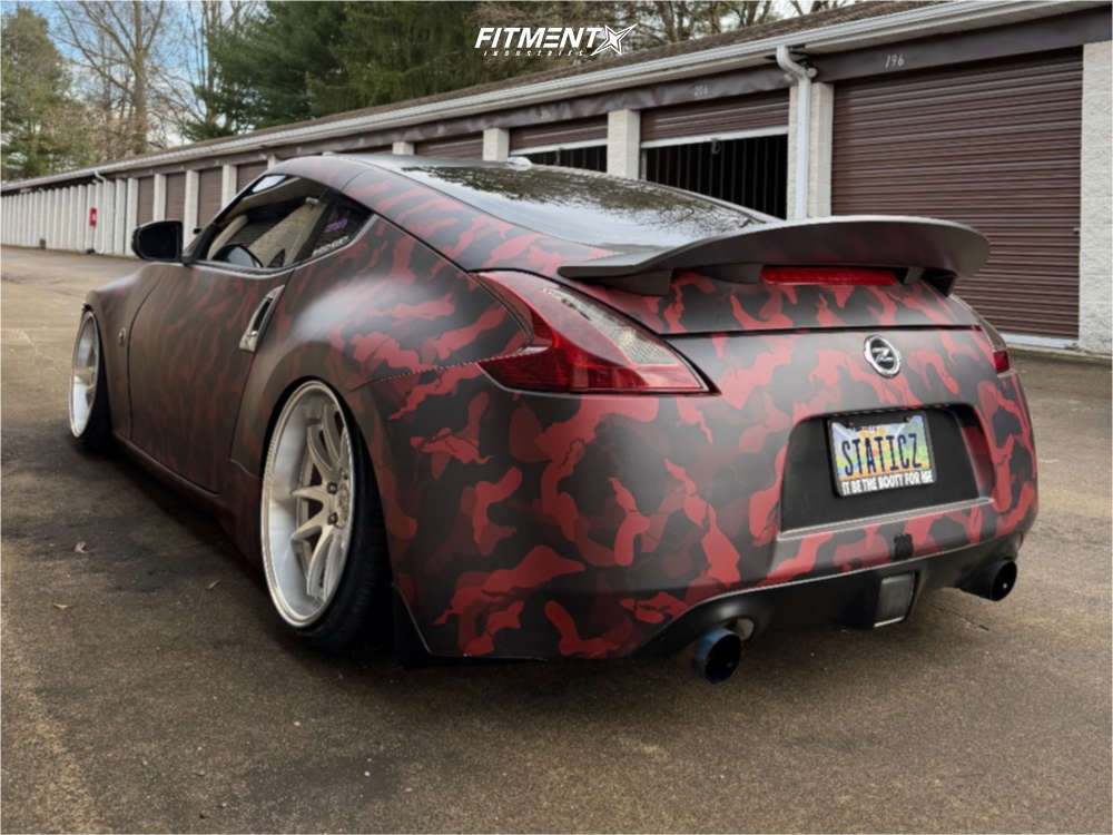 2009 Nissan 370Z Touring with 19x11 Aodhan Ds02 and Lexani 235x35 on ...