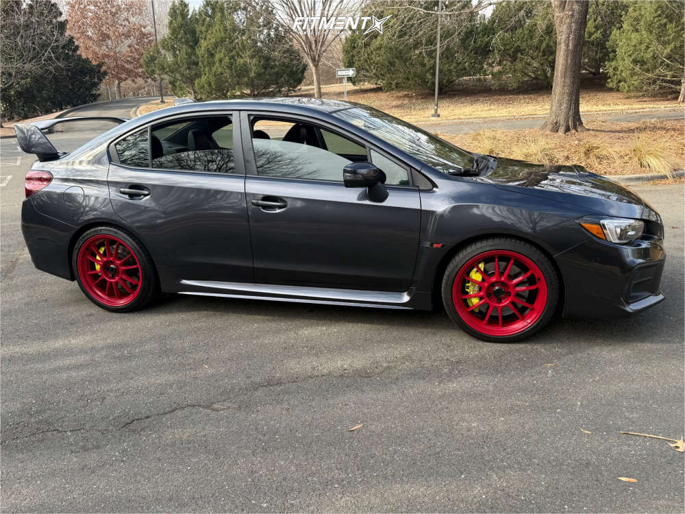 2018 Subaru WRX STI Base with 19x8.5 Konig Hypergram and Michelin ...