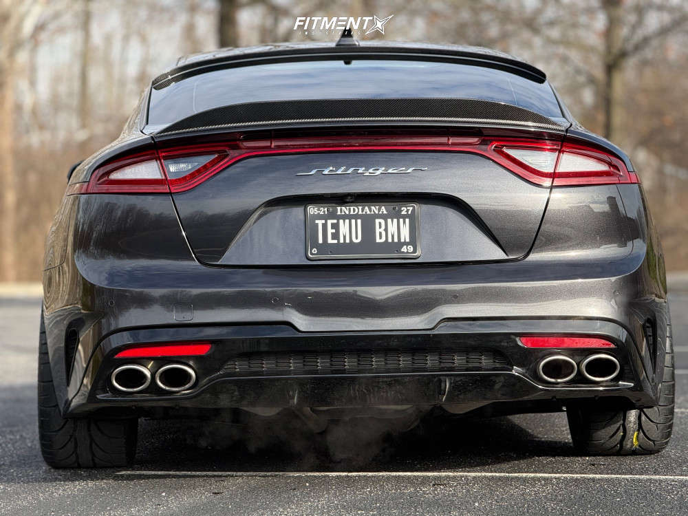 2019 Kia Stinger GT2 with 18x8.5 Konig Heliogram and Kenda 245x40 on ...