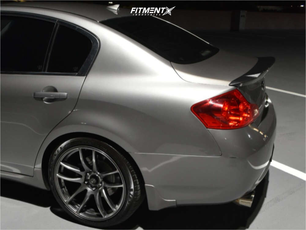 2008 INFINITI G35 X with 19x9.5 Vors Tr4 and Lexani 245x40 on Lowering ...