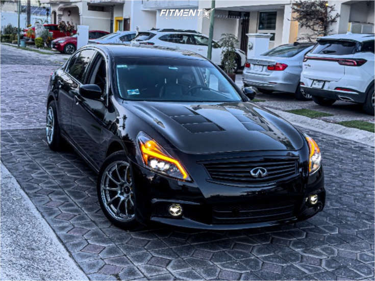 2012 INFINITI G37 Sport with 18x9.5 AVID1 Av27 and Toyo Tires 245x45 on ...