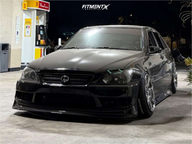 2003 Lexus IS300 Base with 17x9 Work XT7 and Yokohama 215x40 on ...