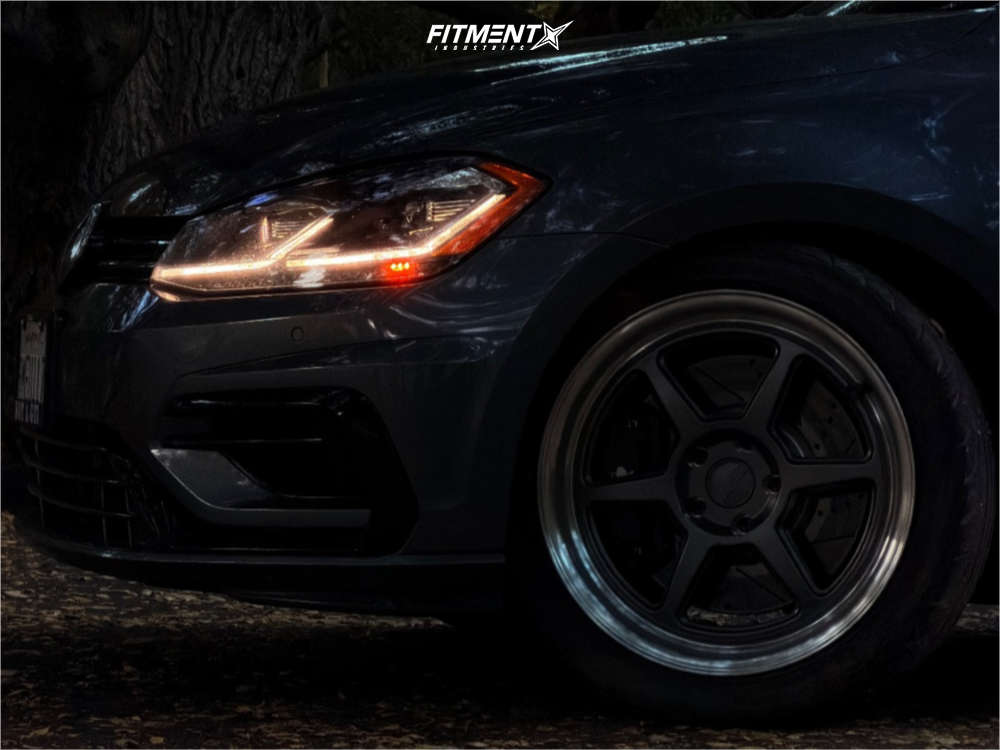 2019 Volkswagen Golf R Base with 18x8.5 Kansei Roku and Accelera 245x40 ...