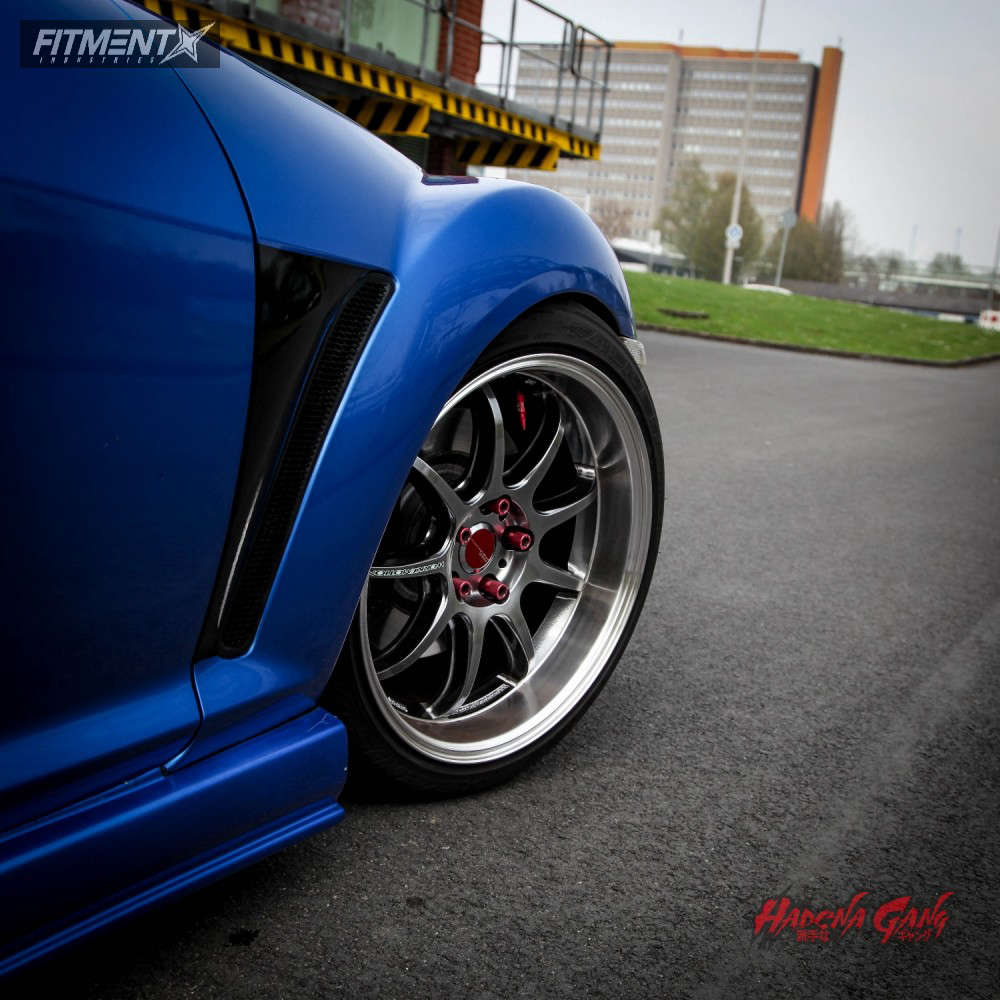 2004 Mazda RX-8 Base with 18x9.5 Work D9r and Falken 225x40 on ...