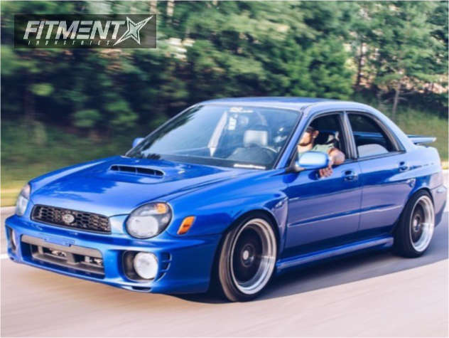 2002 Subaru WRX Base with 18x9.5 ESR Sr01 and Sentury 225x40 on ...