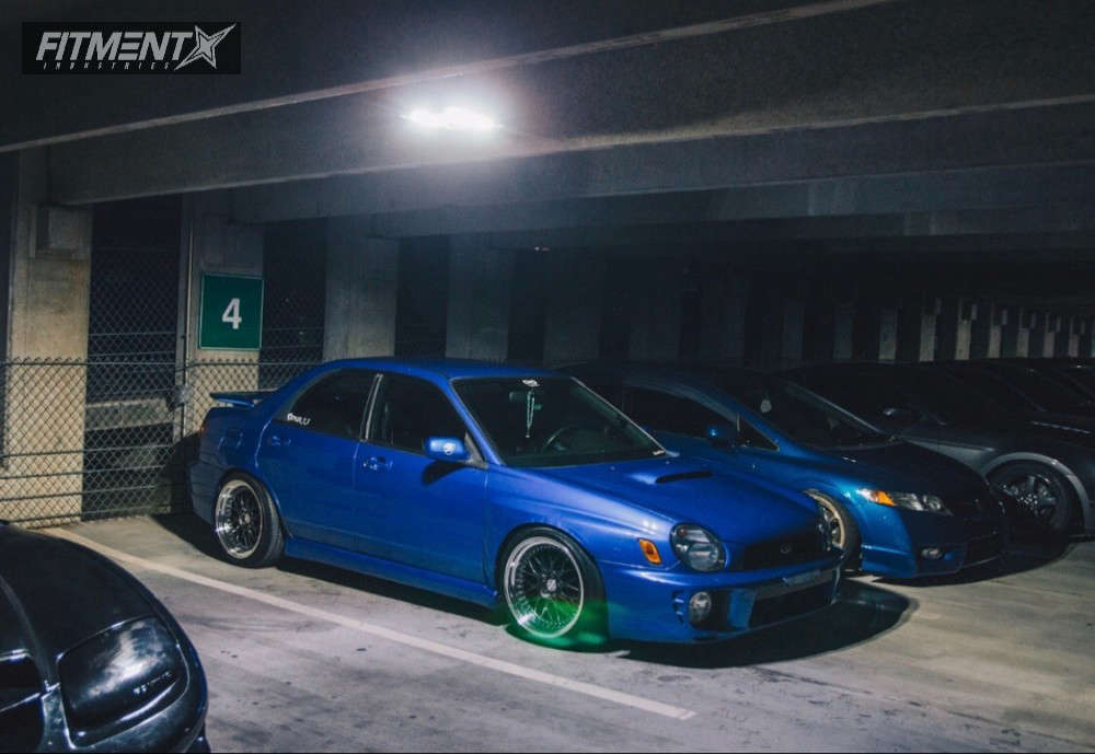 2002 Subaru WRX Base with 18x9.5 ESR Sr01 and Sentury 225x40 on ...