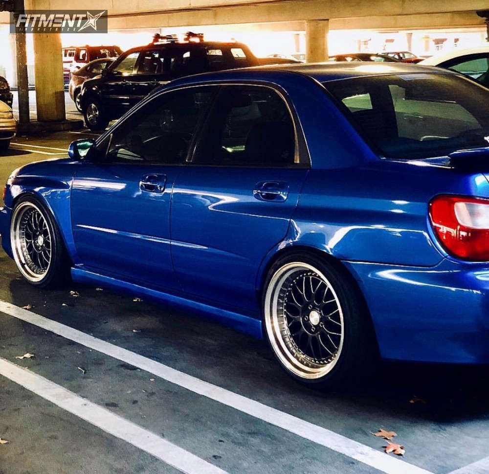 2002 Subaru WRX Base with 18x9.5 ESR Sr01 and Sentury 225x40 on ...