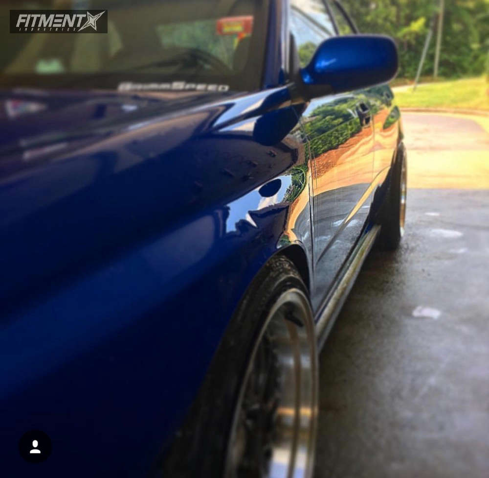 2002 Subaru WRX Base with 18x9.5 ESR Sr01 and Sentury 225x40 on ...