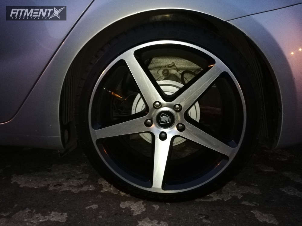 2015 Kia Forte LX with 18x8 Touchdown L688 and LingLong 215x40 on ...