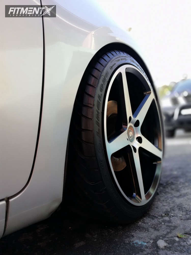 2015 Kia Forte LX with 18x8 Touchdown L688 and LingLong 215x40 on ...