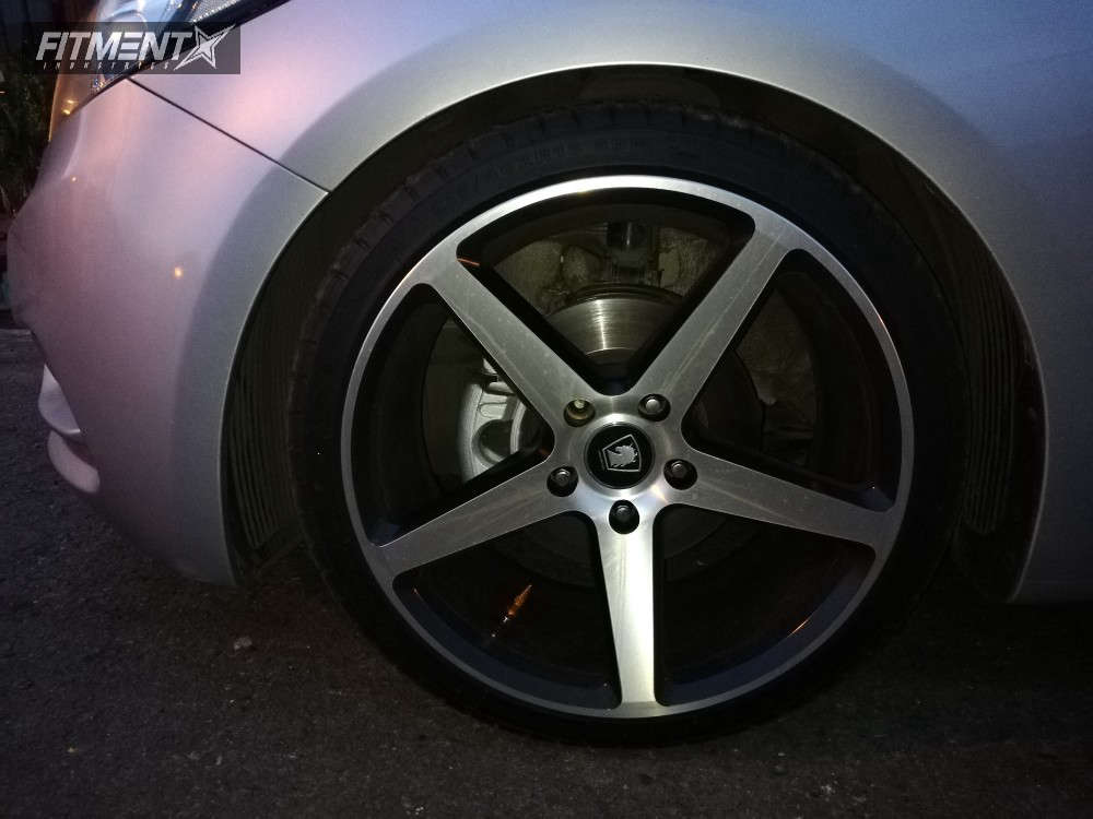 2015 Kia Forte LX with 18x8 Touchdown L688 and LingLong 215x40 on ...