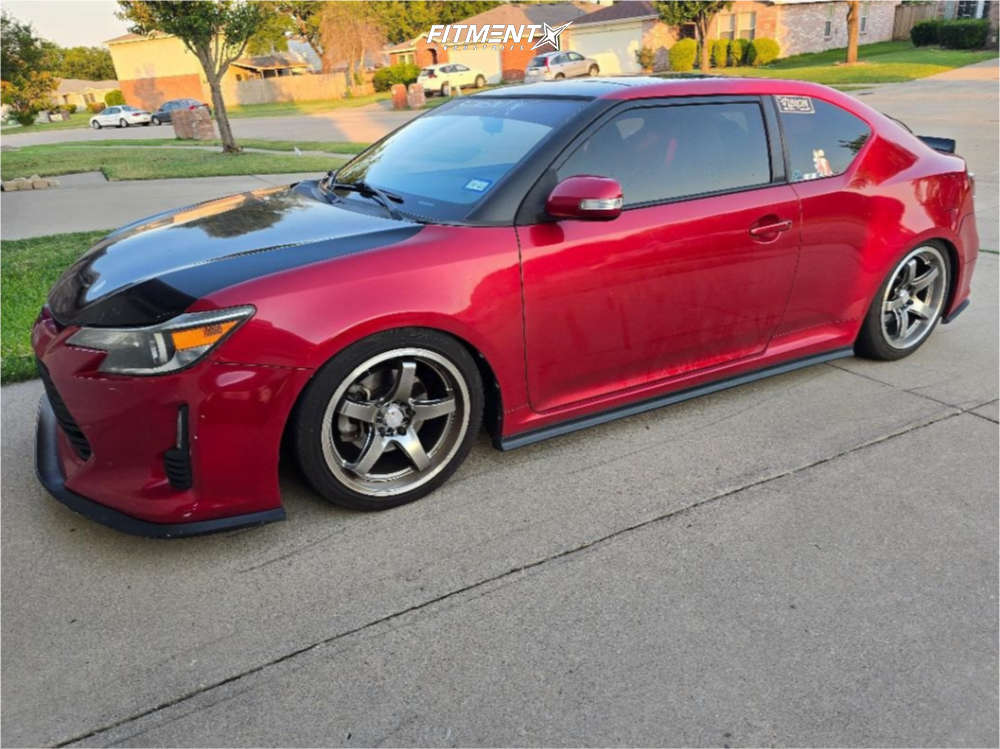 2016 Scion TC Base with 18x8.5 XXR 555 and Continental 225x45 on ...