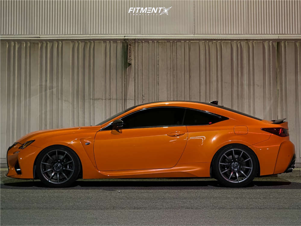 2015 Lexus RC F Base with 19x10 Apex Sm-10 and Nitto 275x35 on ...
