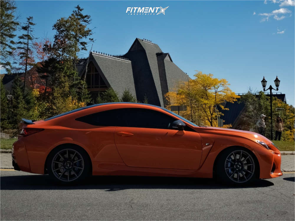 2015 Lexus RC F Base with 19x10 Apex Sm-10 and Nitto 275x35 on ...