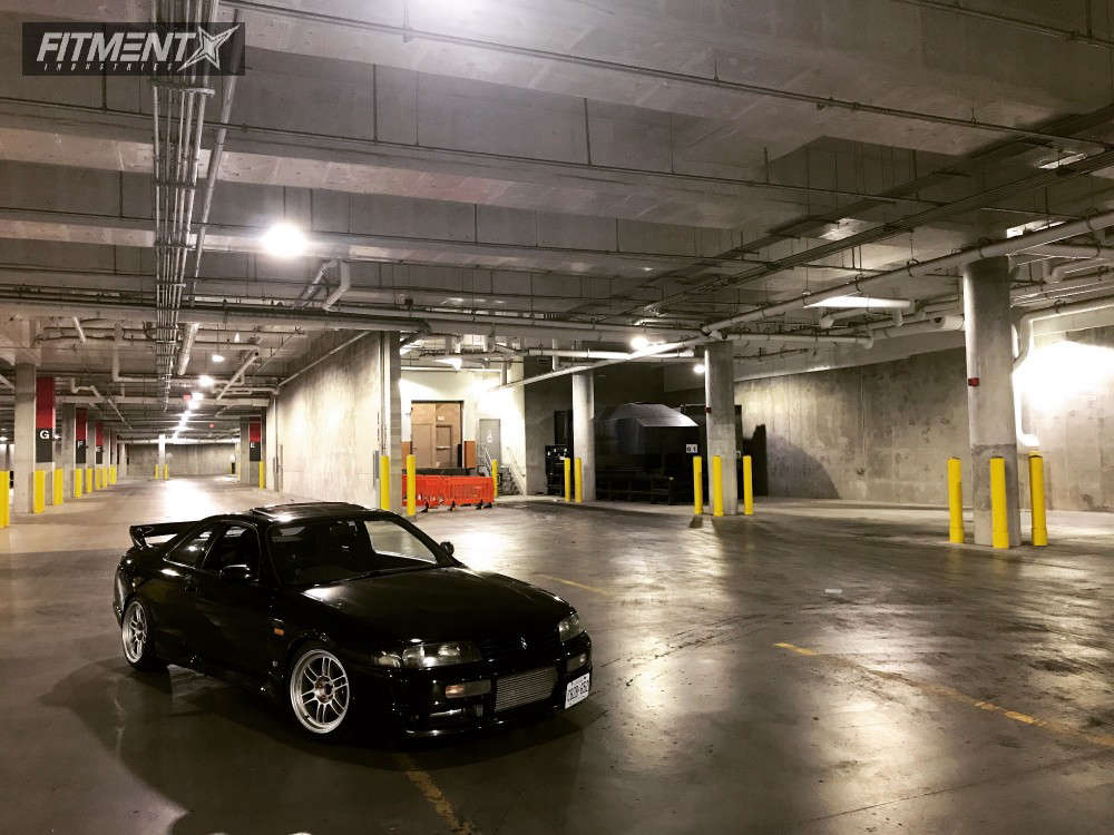1993 Nissan Skyline R33 Base with 17x10 Enkei RPF1 and Falken 225x45 on ...