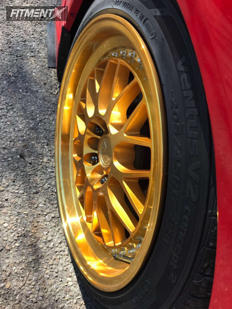 2012 Honda Civic Si with 17x8 Aodhan Ah02 and Hankook 205x45 on ...