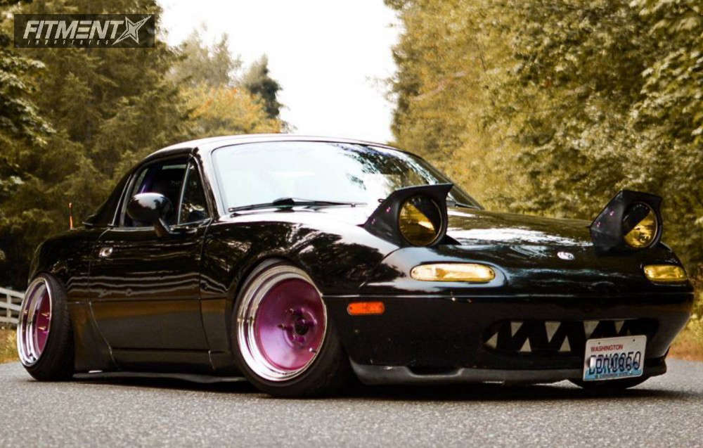 1995 Mazda MX-5 Miata Base with 15x8 Diamond Racing and Nankang 165x50 ...