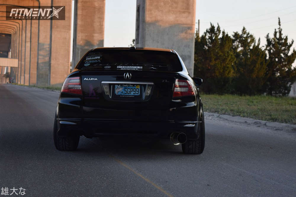 2007 Acura TL Type-S with 18x10 Varrstoen Mk2 and BFGoodrich 255x35 on ...