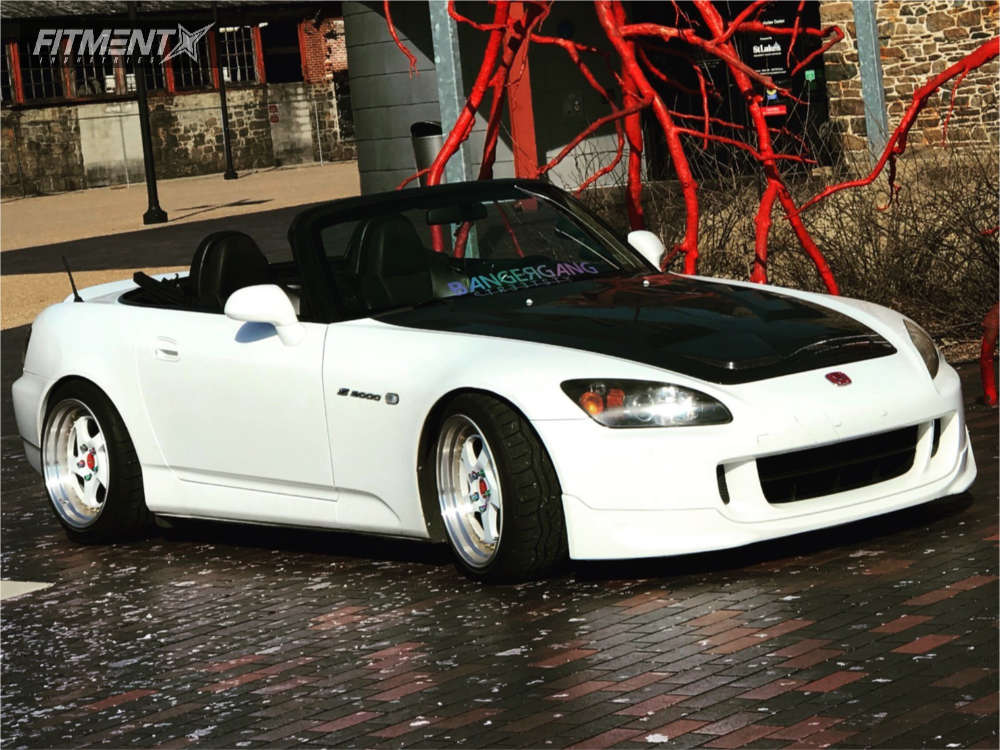 2007 Honda S2000 2dr Convertible (2.2L 4cyl 6M) with 17x8.5 ESR Sr02 ...