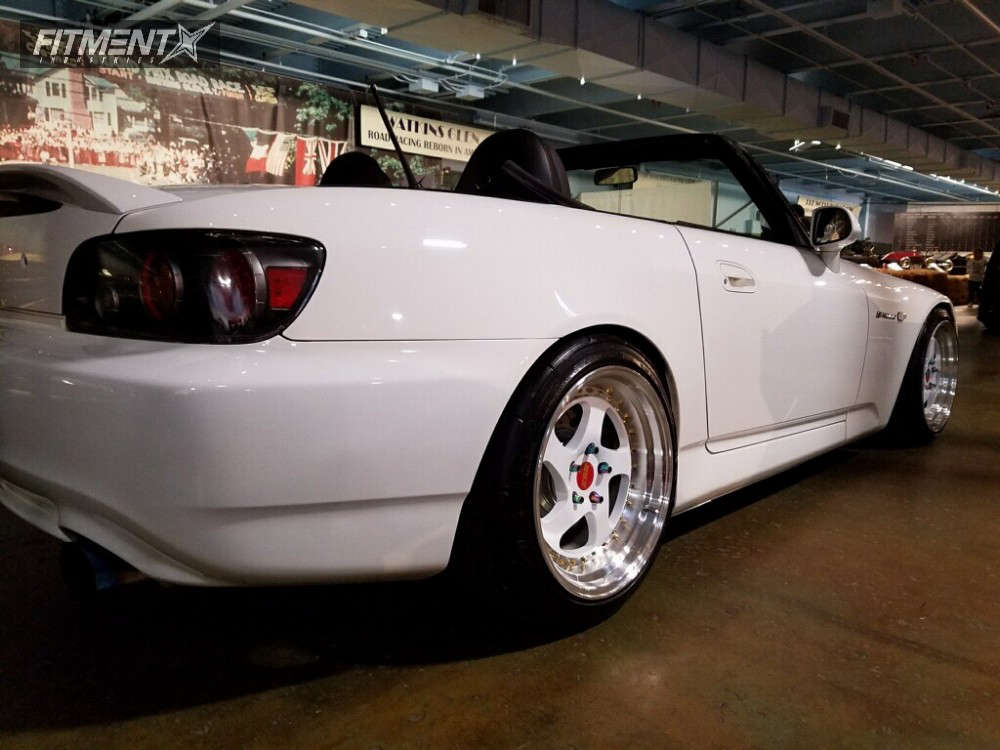 2007 Honda S2000 2dr Convertible (2.2L 4cyl 6M) with 17x8.5 ESR Sr02 ...