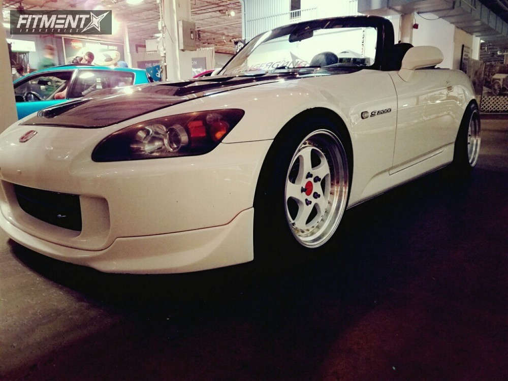 2007 Honda S2000 2dr Convertible (2.2L 4cyl 6M) with 17x8.5 ESR Sr02 ...