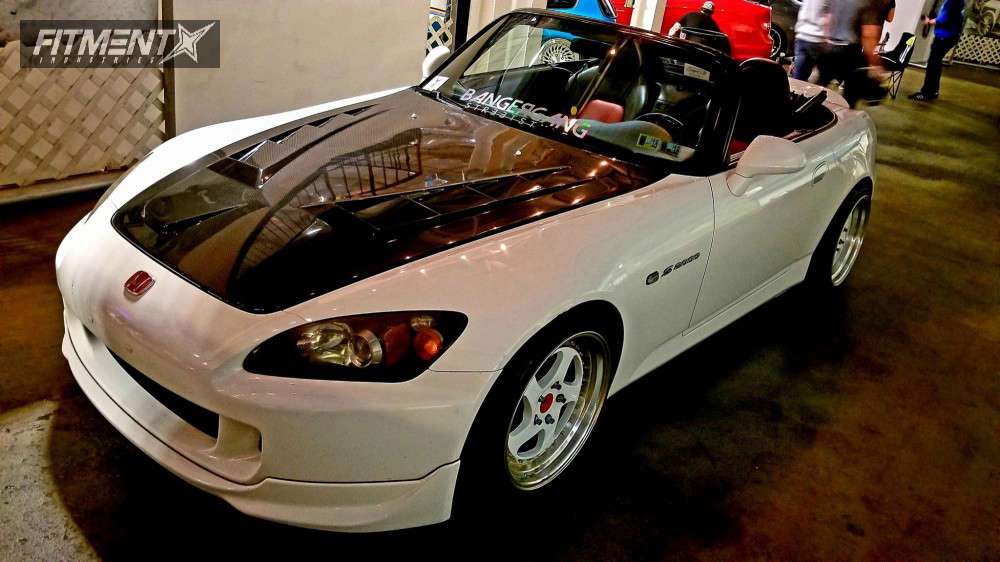 2007 Honda S2000 2dr Convertible (2.2L 4cyl 6M) with 17x8.5 ESR Sr02 ...