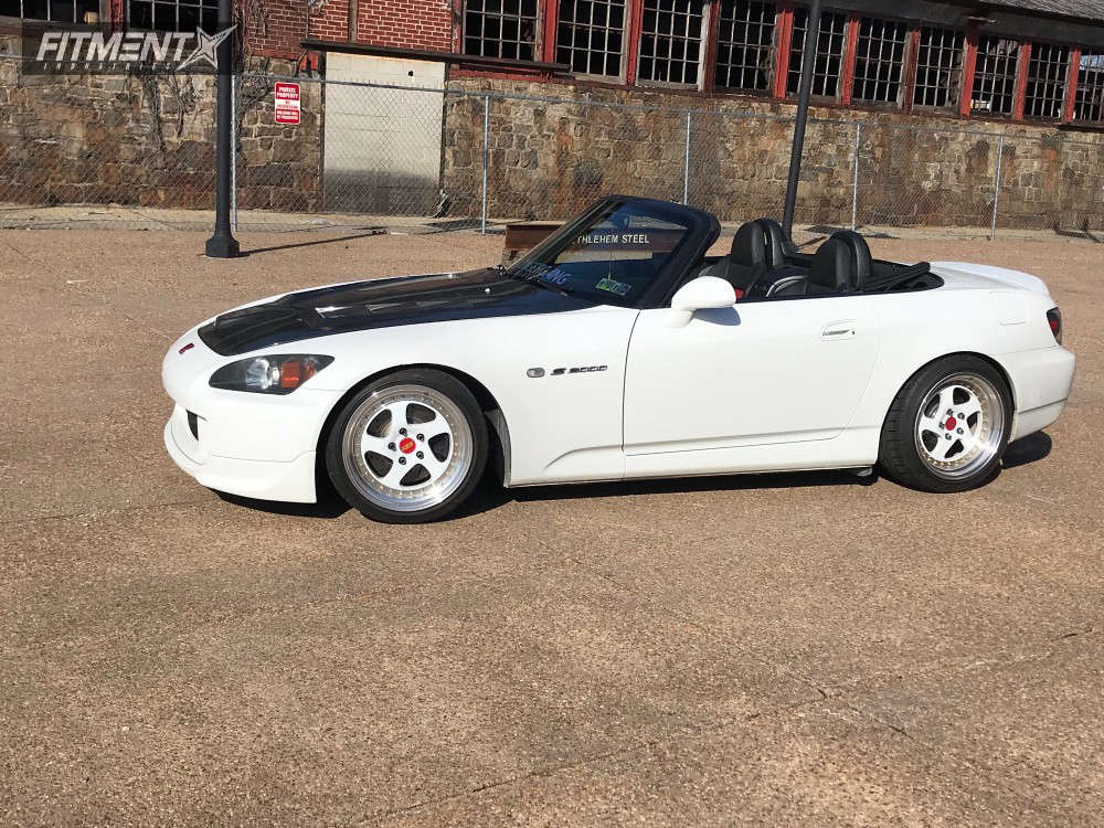 2007 Honda S2000 2dr Convertible (2.2L 4cyl 6M) with 17x8.5 ESR Sr02 ...